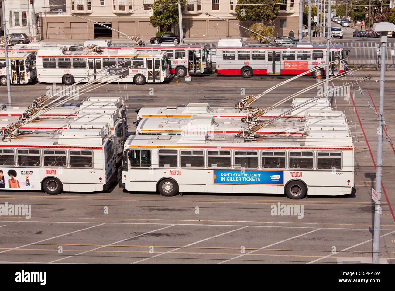 Trolley buses hi-res stock photography and images - Alamy