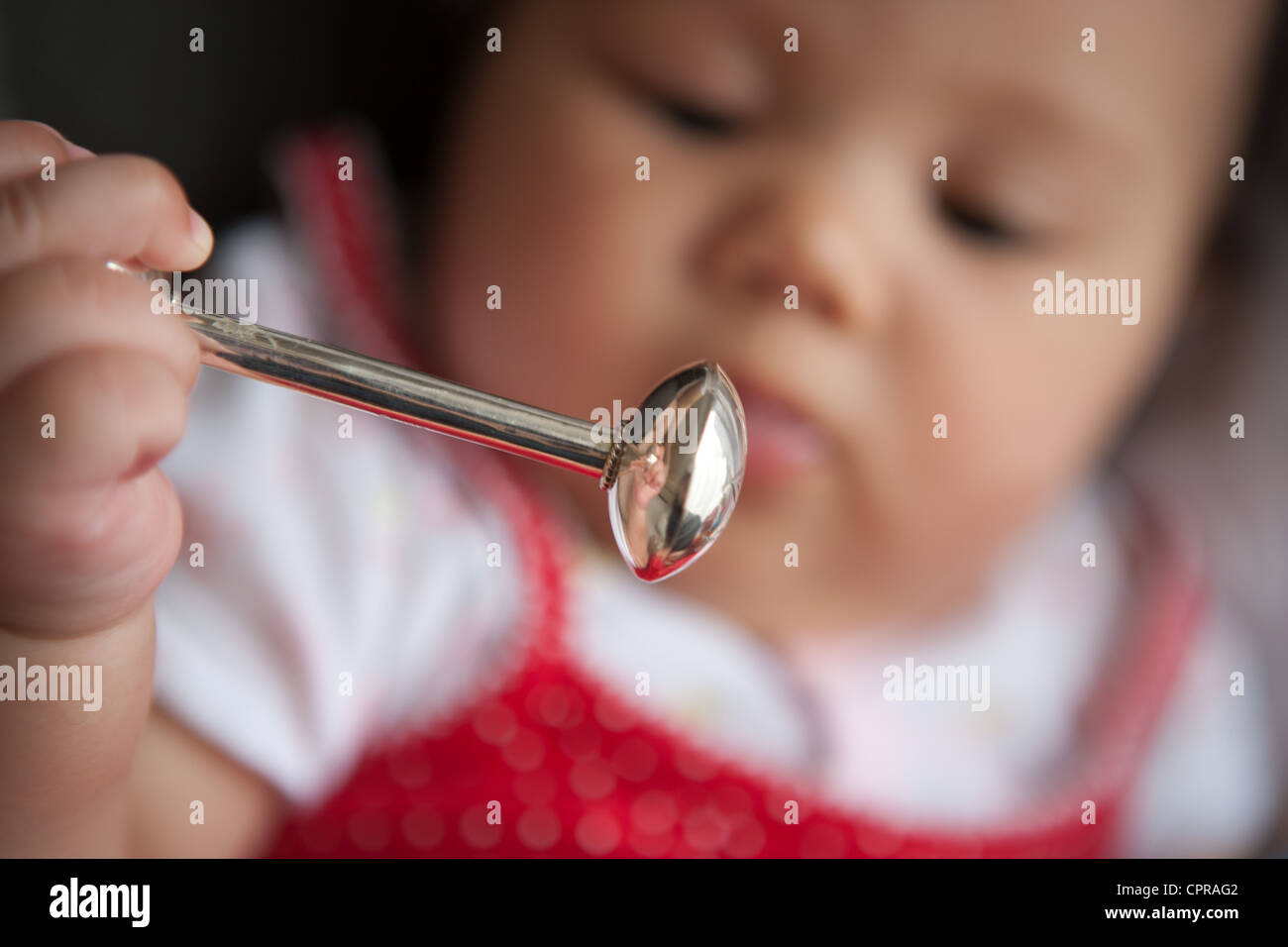 Baby rattle metal hi-res stock photography and images - Alamy