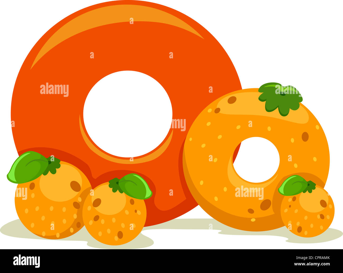 Fruit text illustration hi-res stock photography and images - Alamy