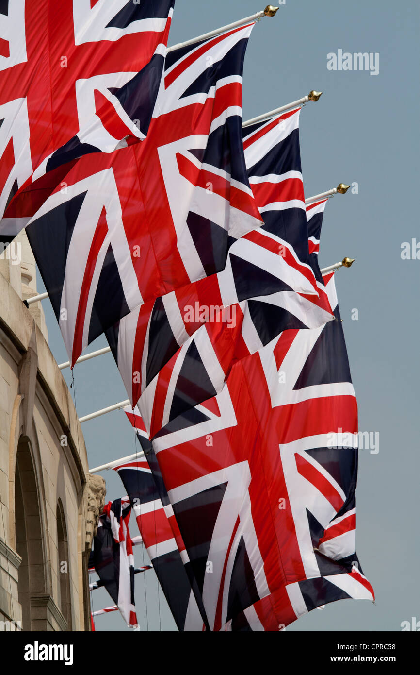 Union jack flag in red white and blue hi-res stock photography and ...
