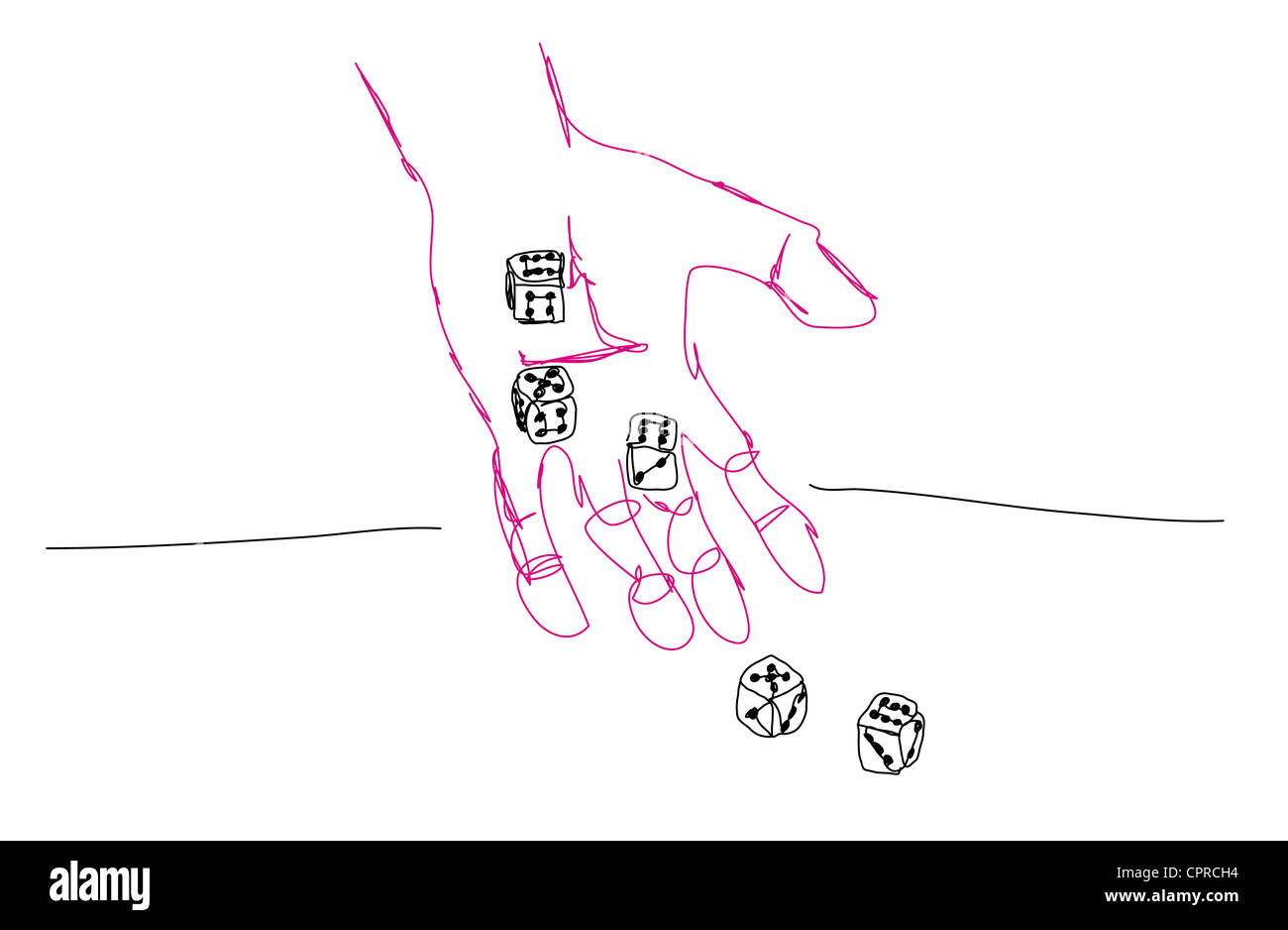 Hand of five hi-res stock photography and images - Alamy