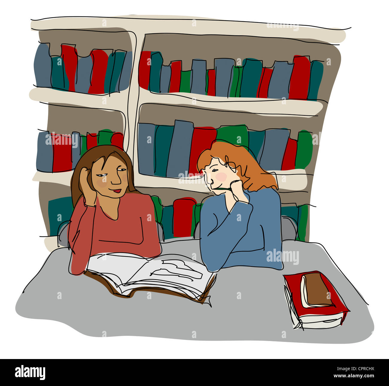 Together library Cut Out Stock Images & Pictures - Alamy