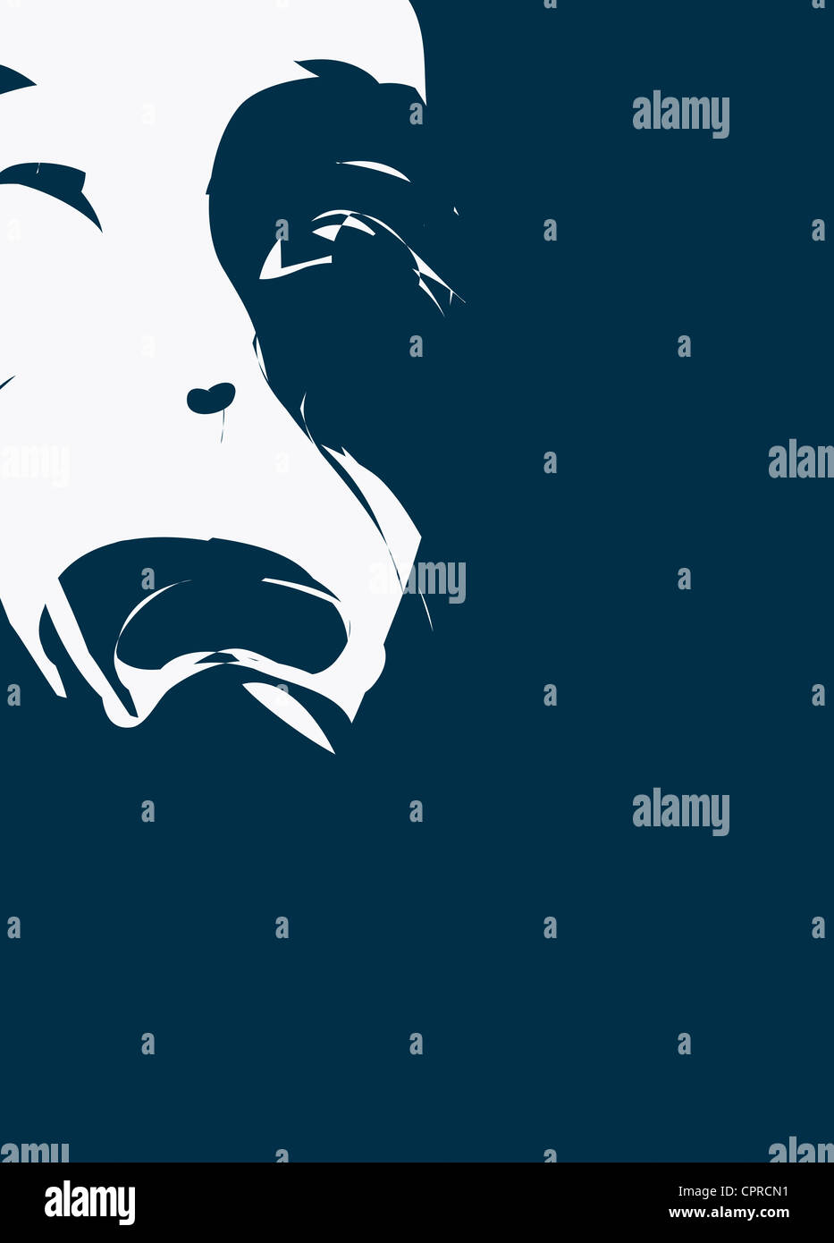 Portrait of human in despair Stock Photo - Alamy