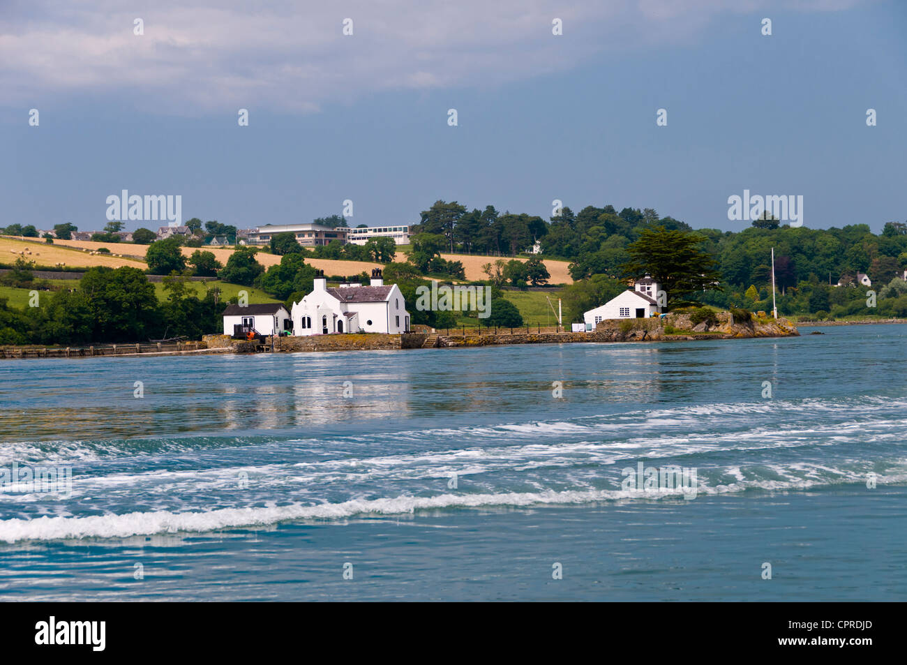 Menai Straits Anglesey North Wales Uk Stock Photo - Alamy