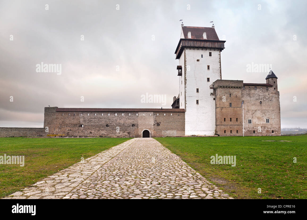 Beautiful ancient Herman castle in Narva. Estonia, Europe Stock Photo ...
