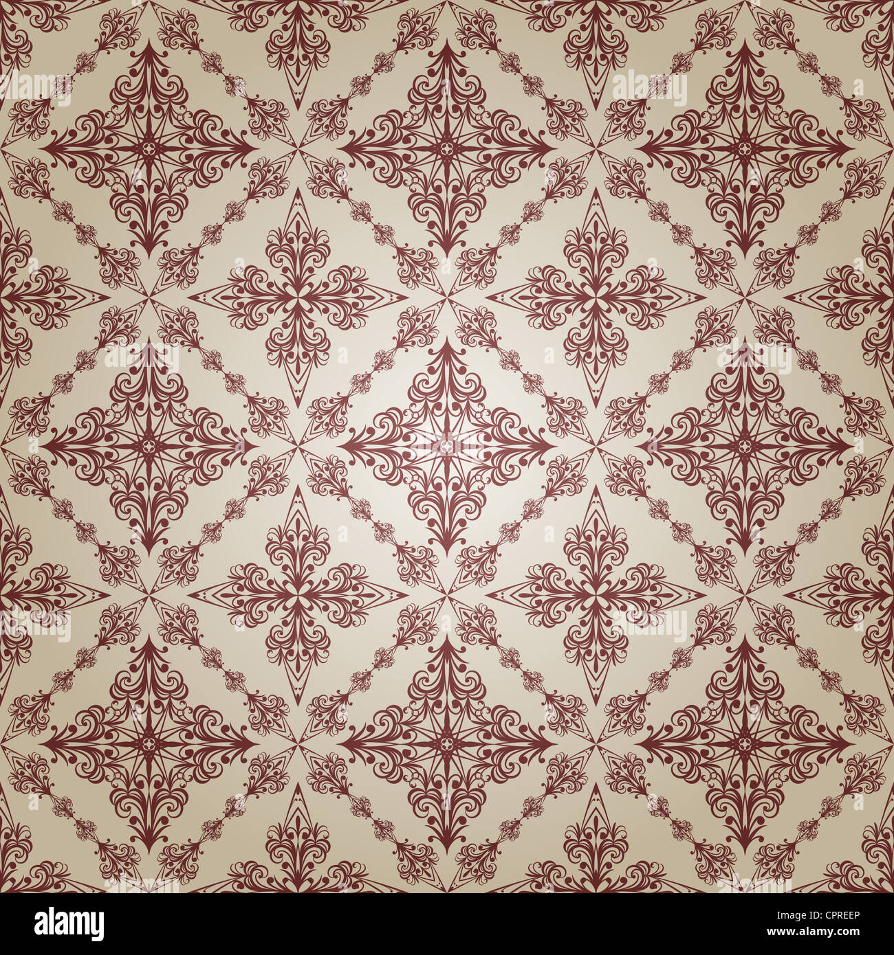 vector vintage seamless pattern Stock Photo - Alamy