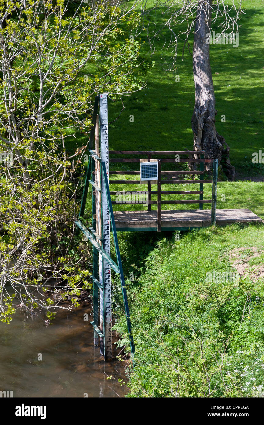 Flood water marker hi-res stock photography and images - Alamy