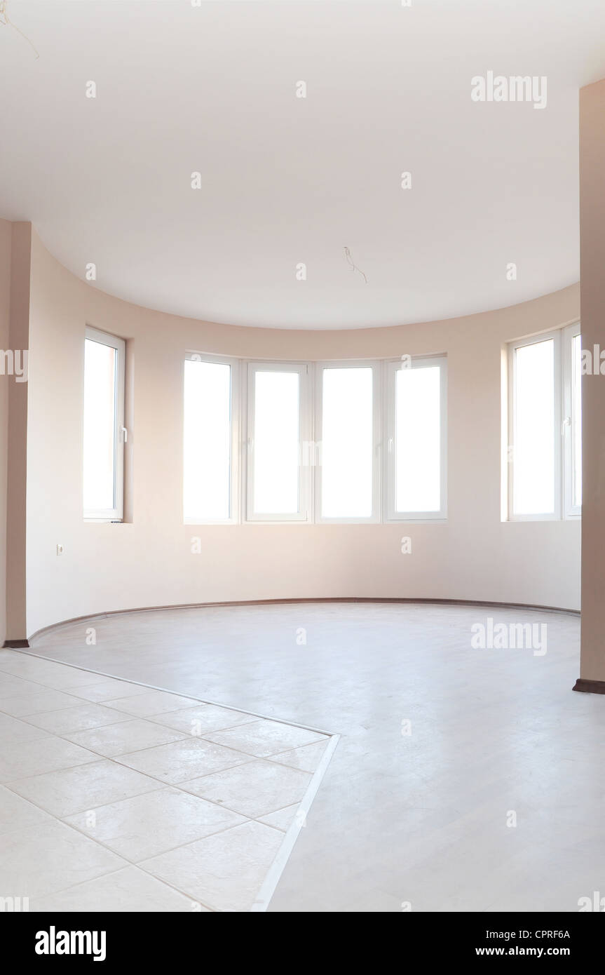 Empty newly painted room in a new constructed building Stock Photo - Alamy