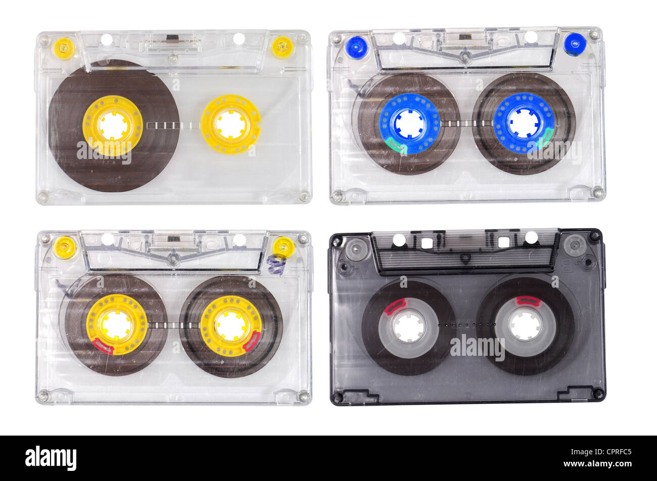 Audio cassettes retro tapes Cut Out Stock Images & Pictures - Alamy