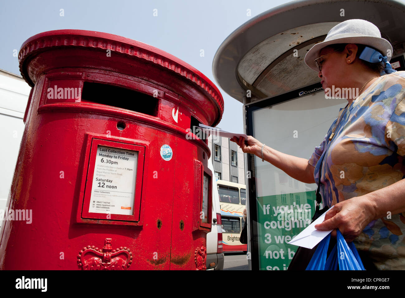 Sending letters mail woman hi-res stock photography and images - Alamy