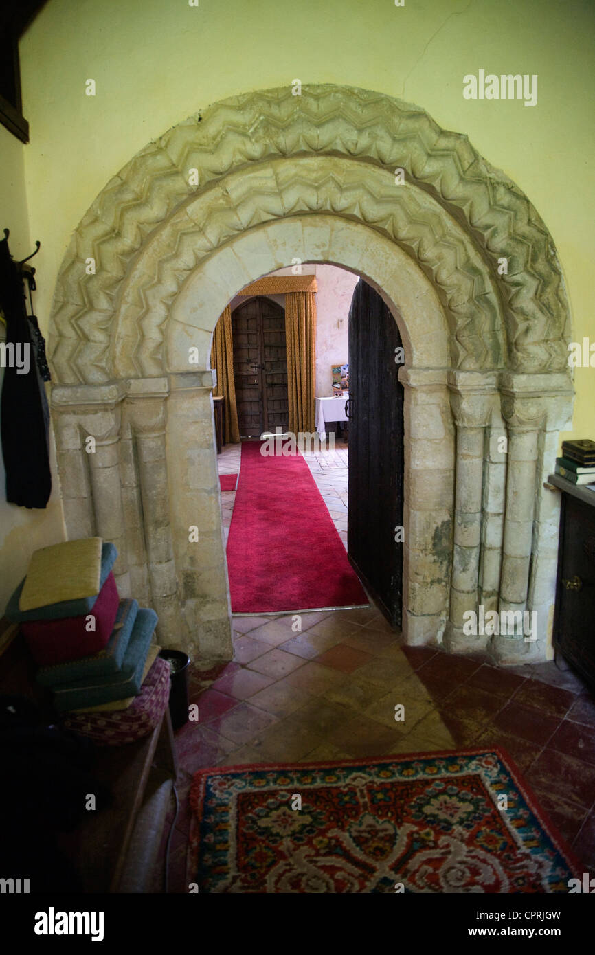 Norman arch Theberton church, Suffolk, England Stock Photo - Alamy