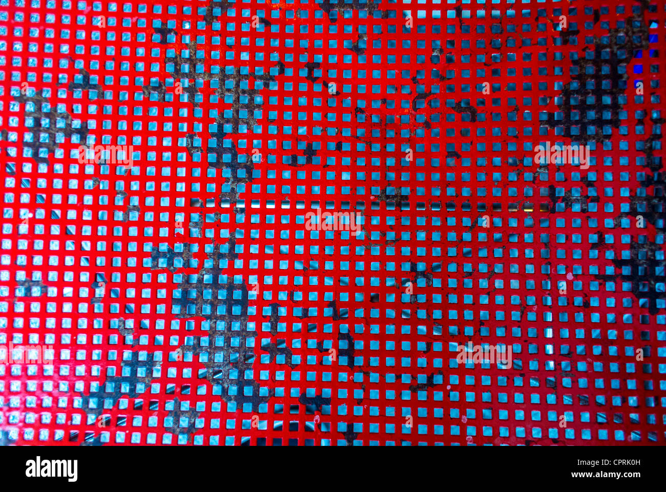 Close up, Industrial Metal, Old Grating Stock Photo - Alamy