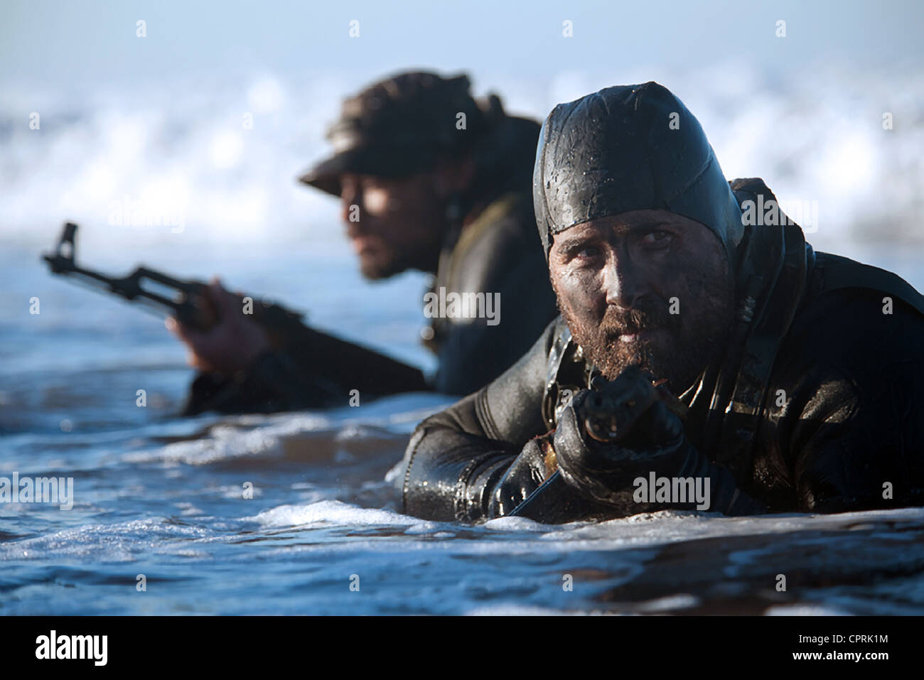 US Navy SEALs during water training at sunrise October 21, 2009 in ...