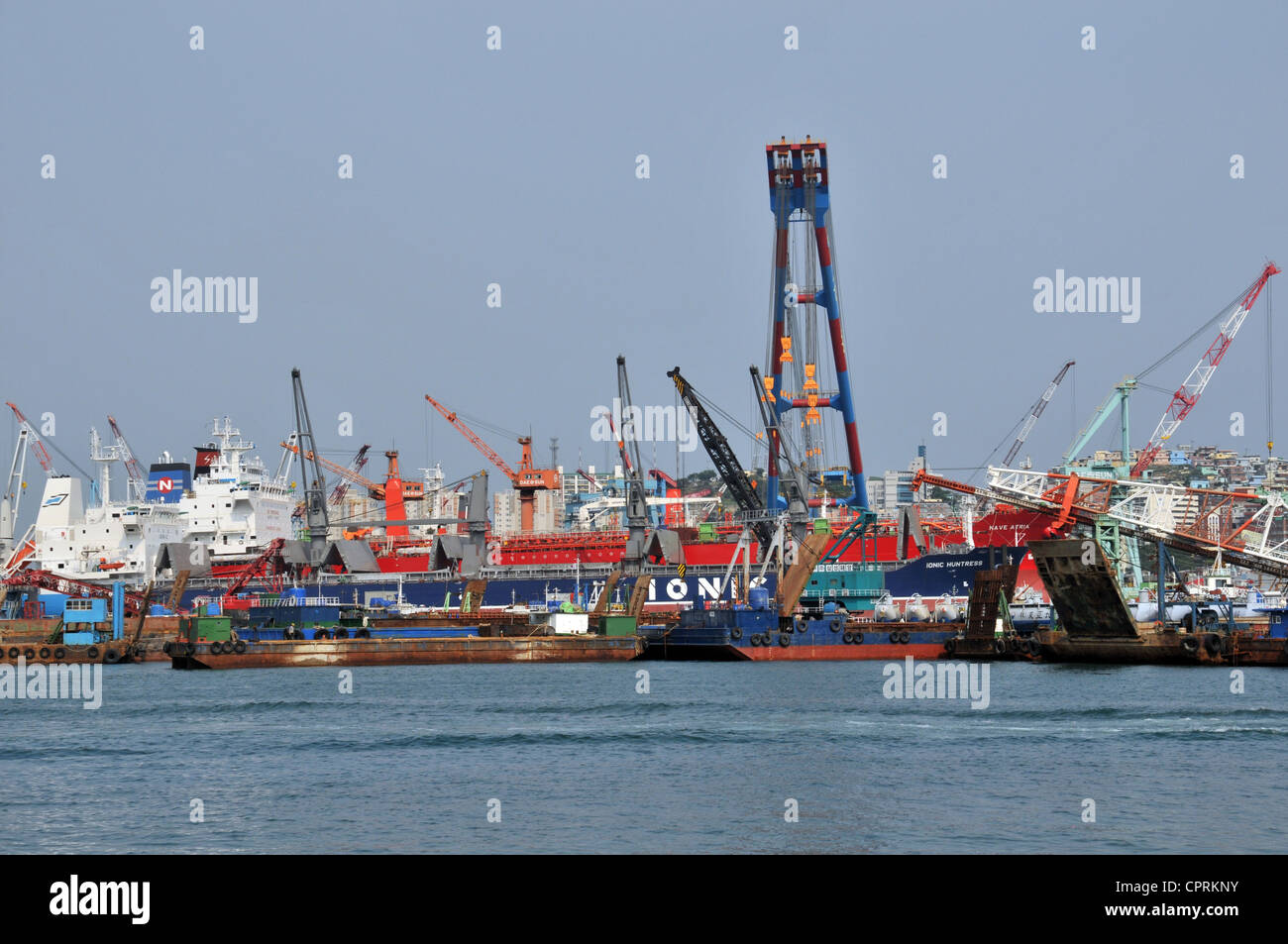 shipyard Busan South Korea Stock Photo - Alamy