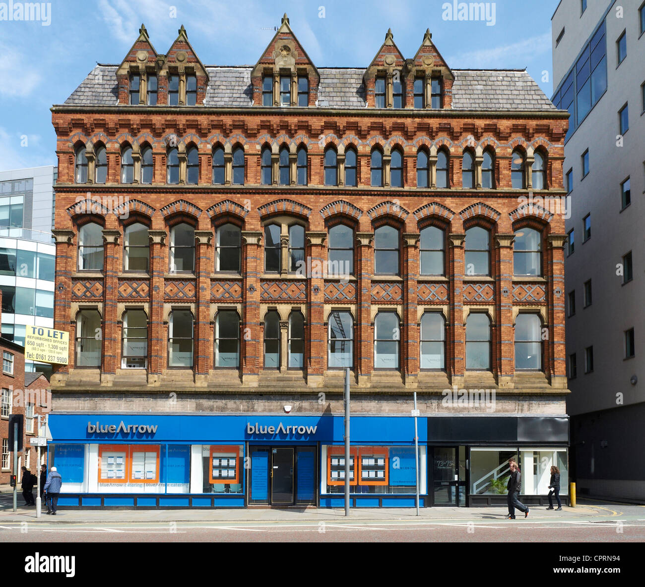 73-75 Princess Street building in Manchester UK Stock Photo - Alamy