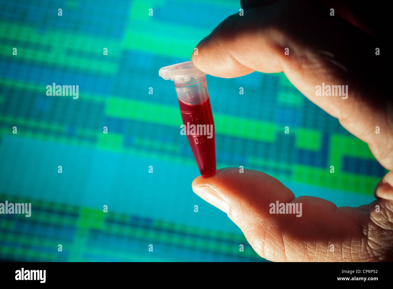Micro test tube with blood Stock Photo - Alamy
