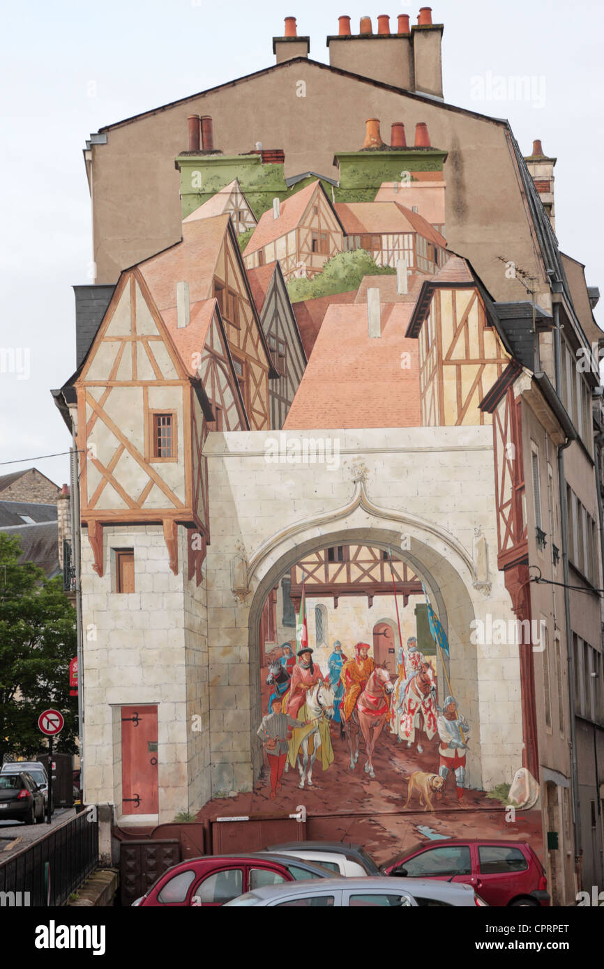 Mural medieval hi-res stock photography and images - Alamy
