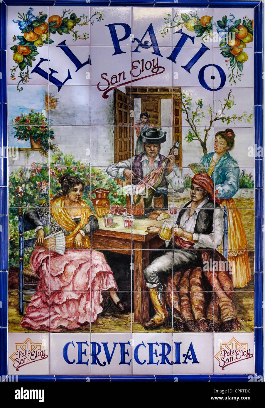 Seville tile restaurant hi-res stock photography and images - Alamy