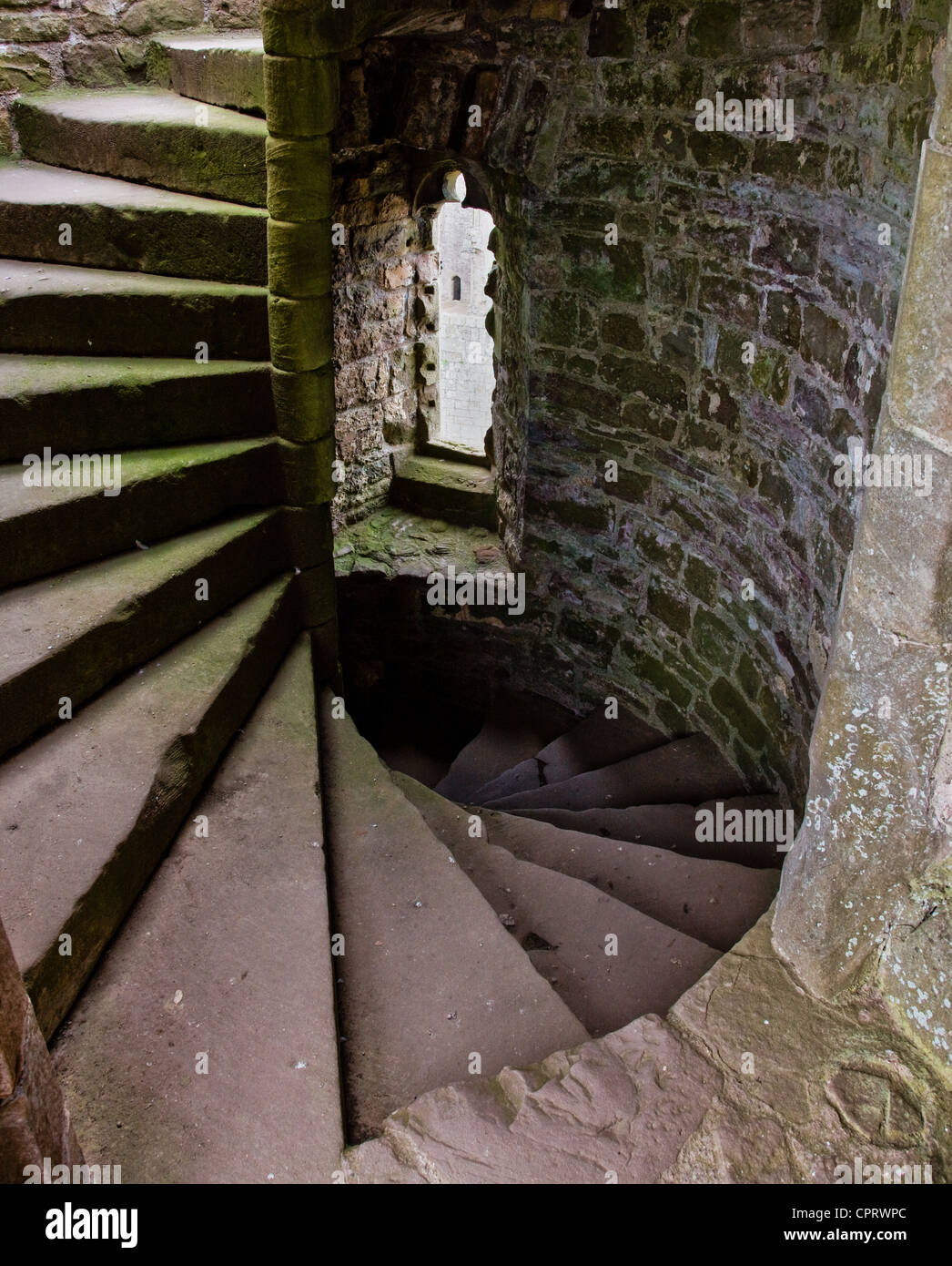 Castle Spiral Staircase Desenzano Del Garda, Italy, September 11, 2019