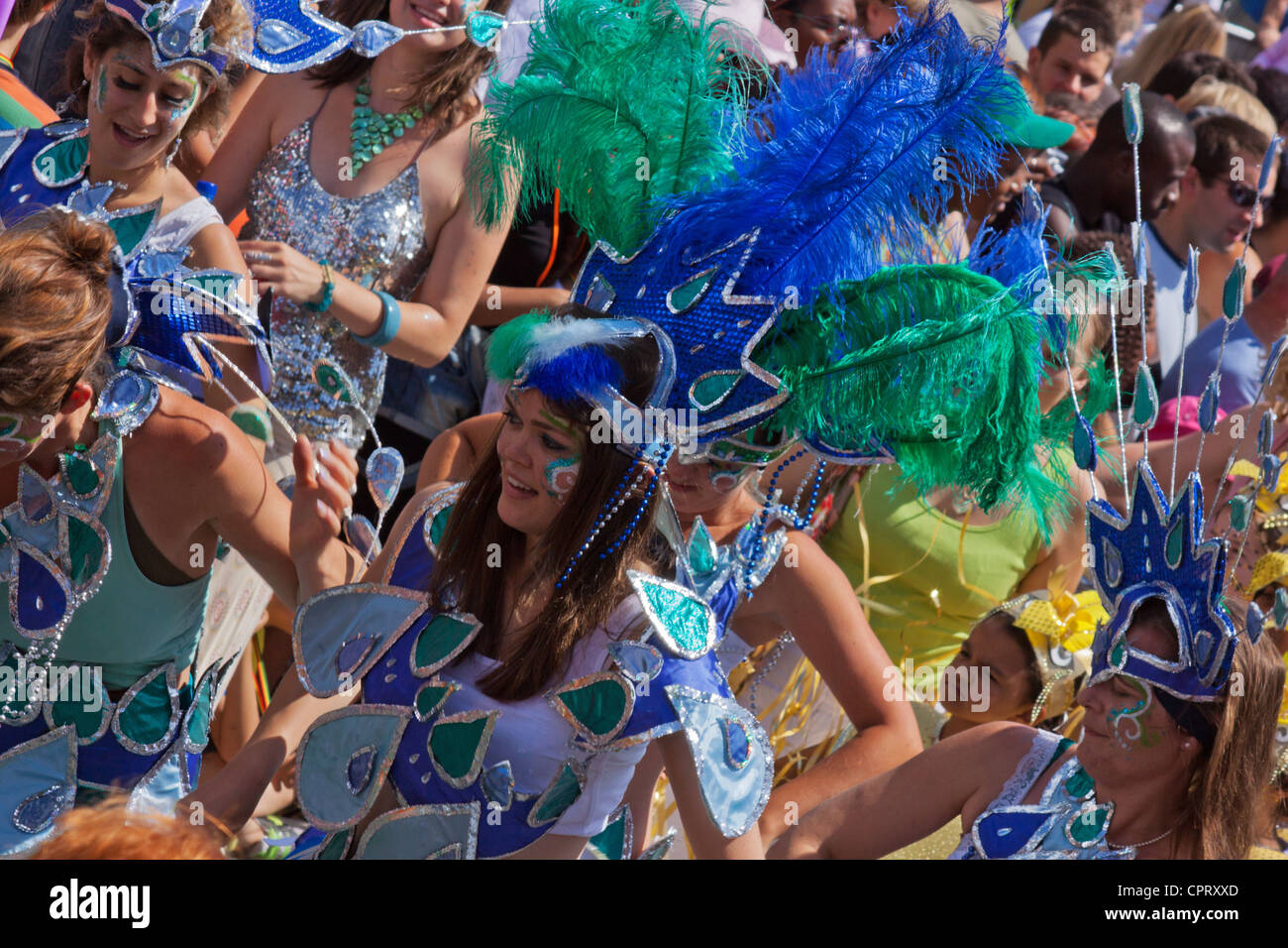Trinidad carnival crowd hi-res stock photography and images - Alamy