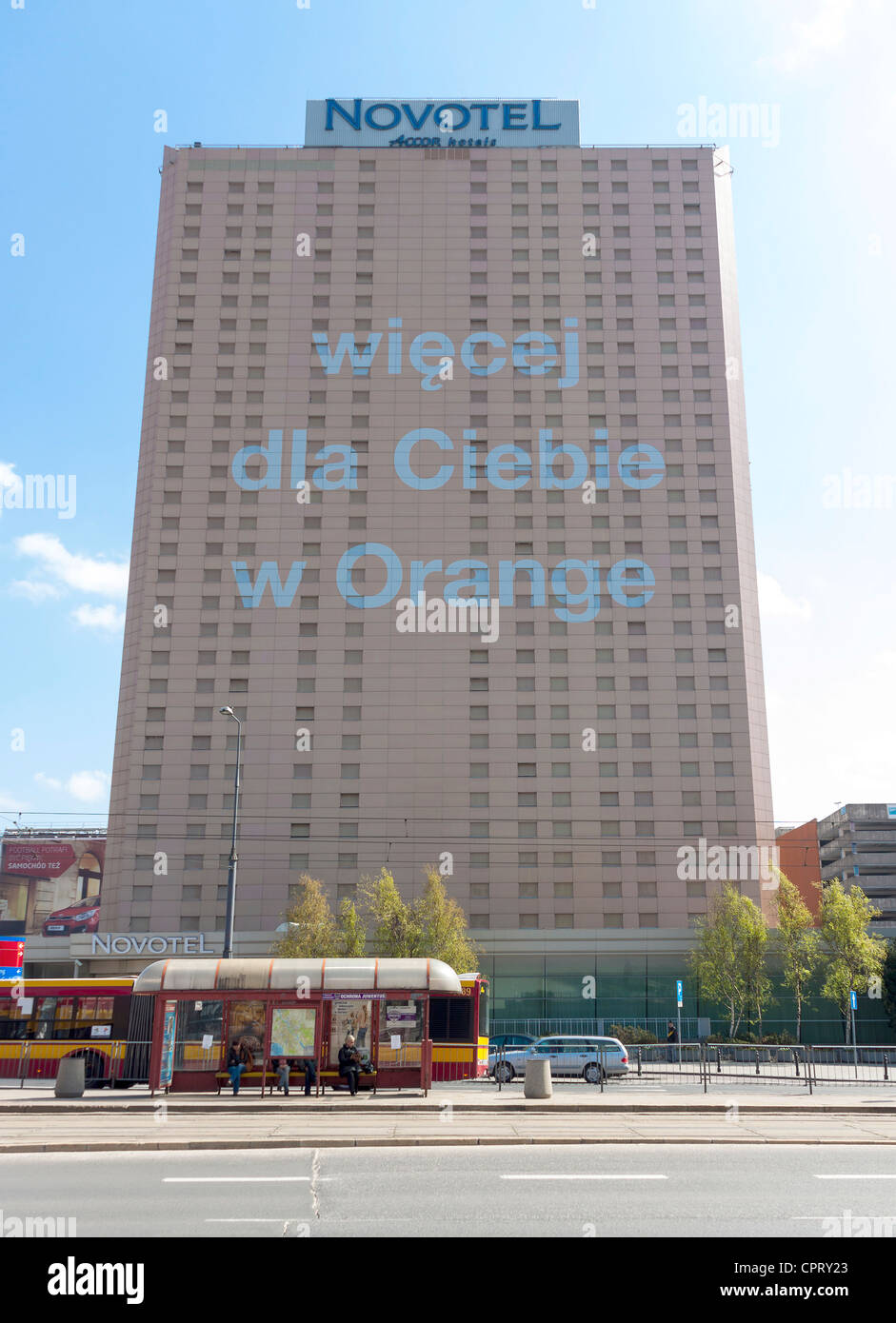 Novotel hotel in Warsaw city center, Poland Stock Photo - Alamy