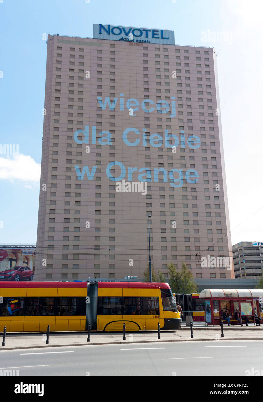 Novotel hotel in Warsaw city center, Poland Stock Photo - Alamy