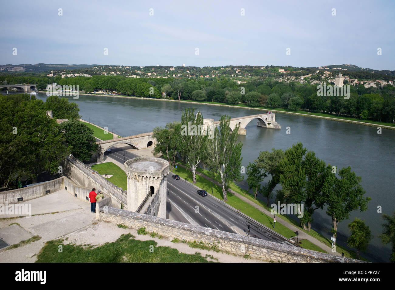 Rhone river bridge hi-res stock photography and images - Alamy