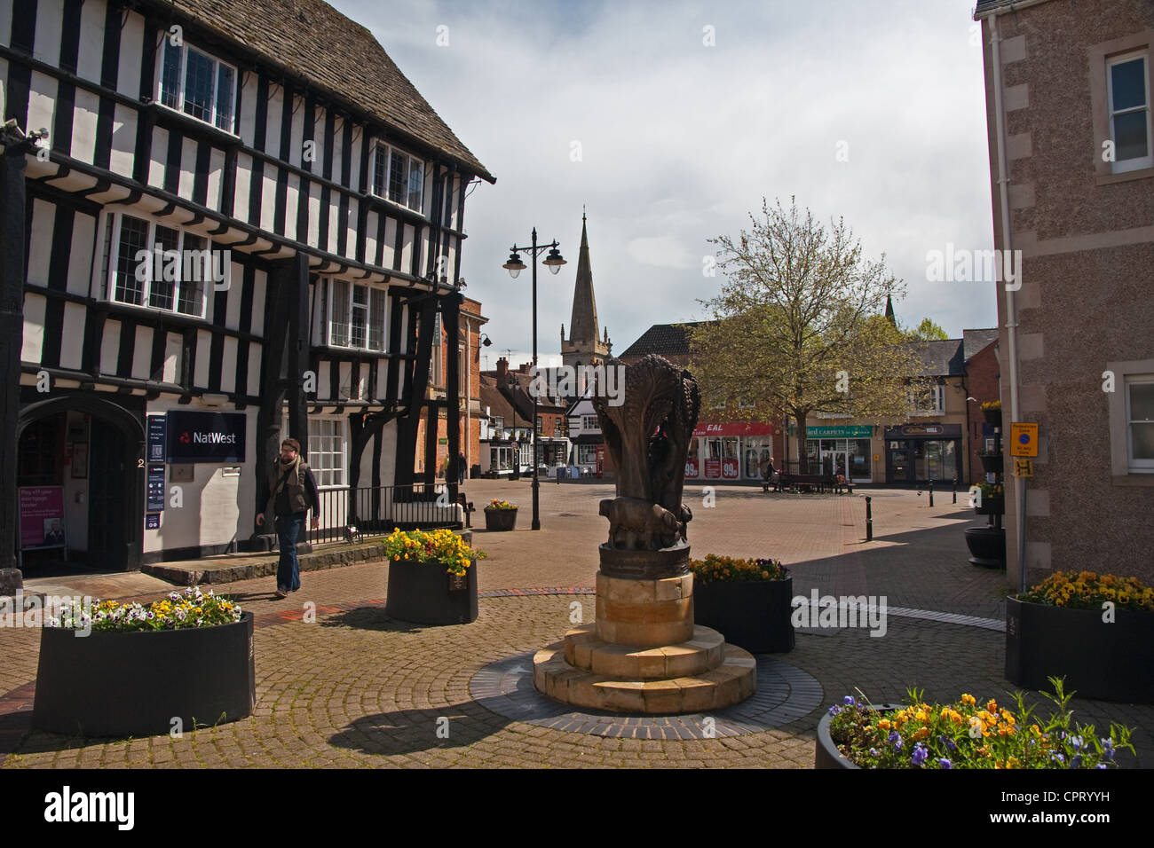 Evesham town centre hi-res stock photography and images - Alamy