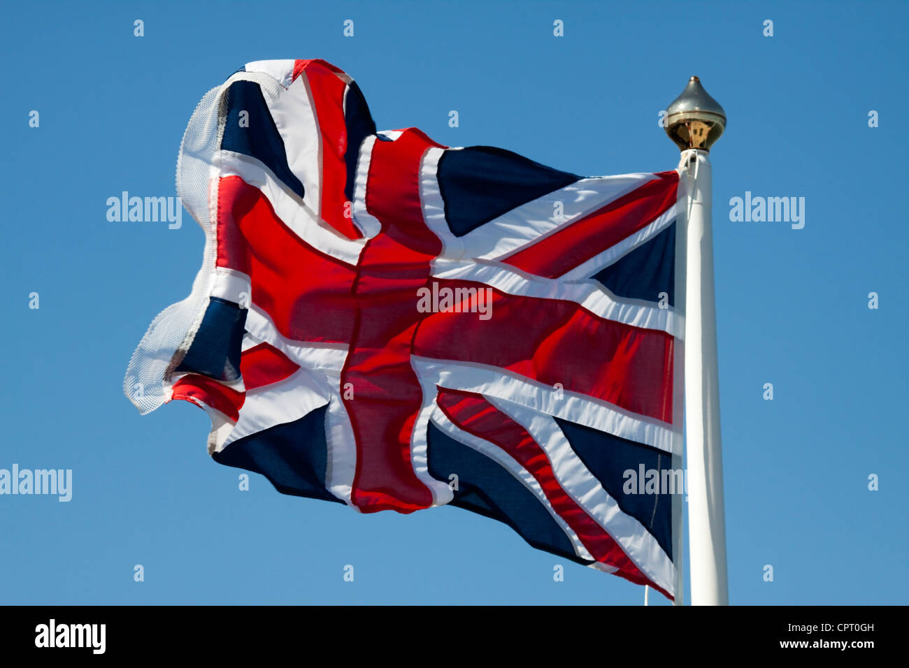 Full mast union jack hi-res stock photography and images - Alamy