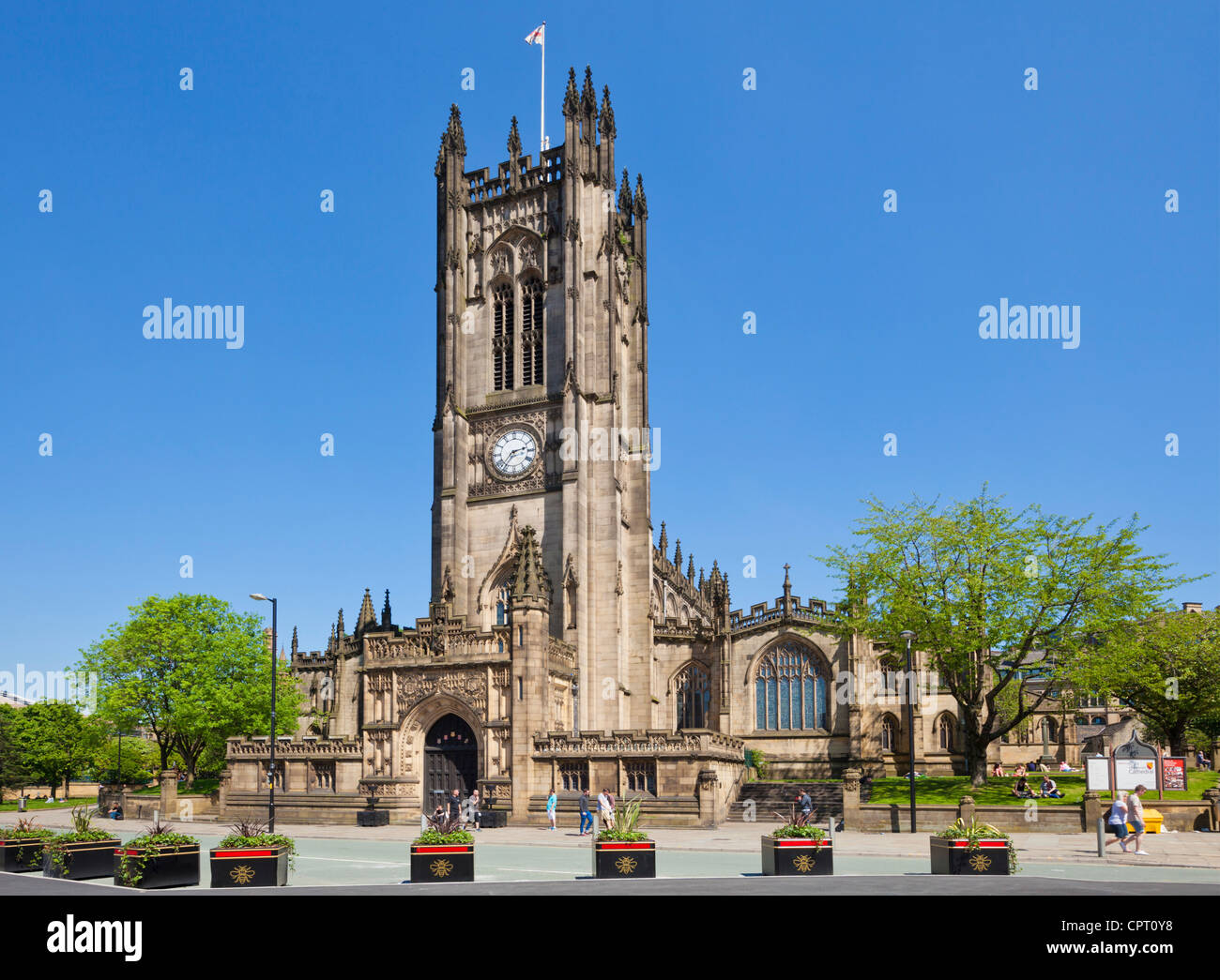 Manchester Cathedral A Medieval Church Manchester City Centre England