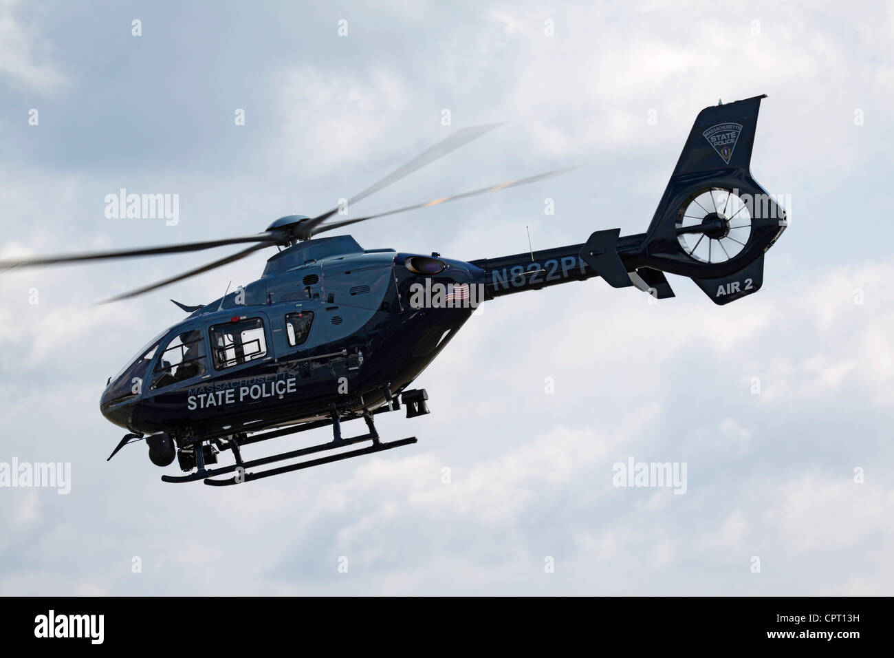 Air 2 Of The Massachusetts State Police Airwing Preparing For Take Off