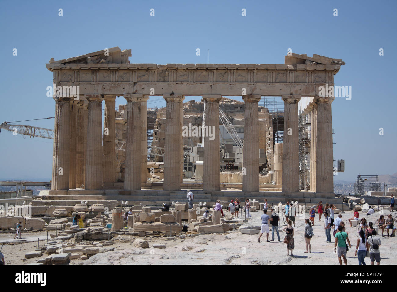 Restoration of the parthenon hi-res stock photography and images - Alamy