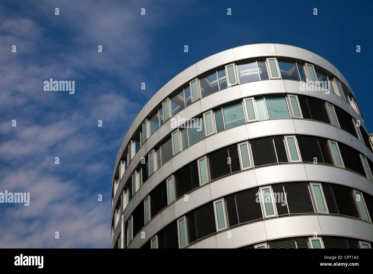 Round modern building in Vienna Stock Photo - Alamy