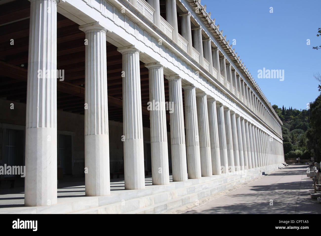 The greek stoa hi-res stock photography and images - Alamy
