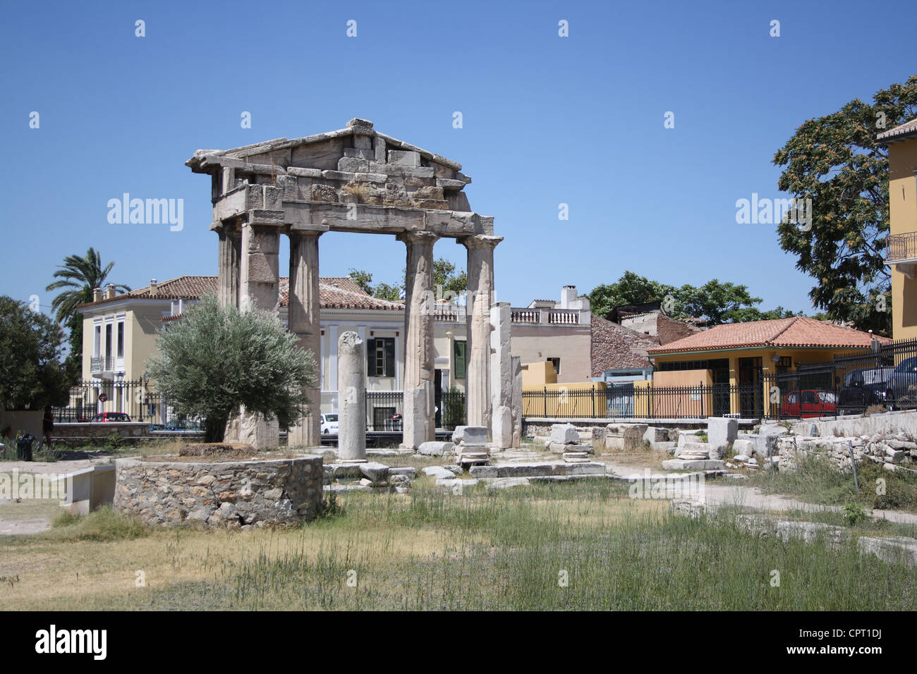 Ancient ruins in Athens, Greece Stock Photo - Alamy