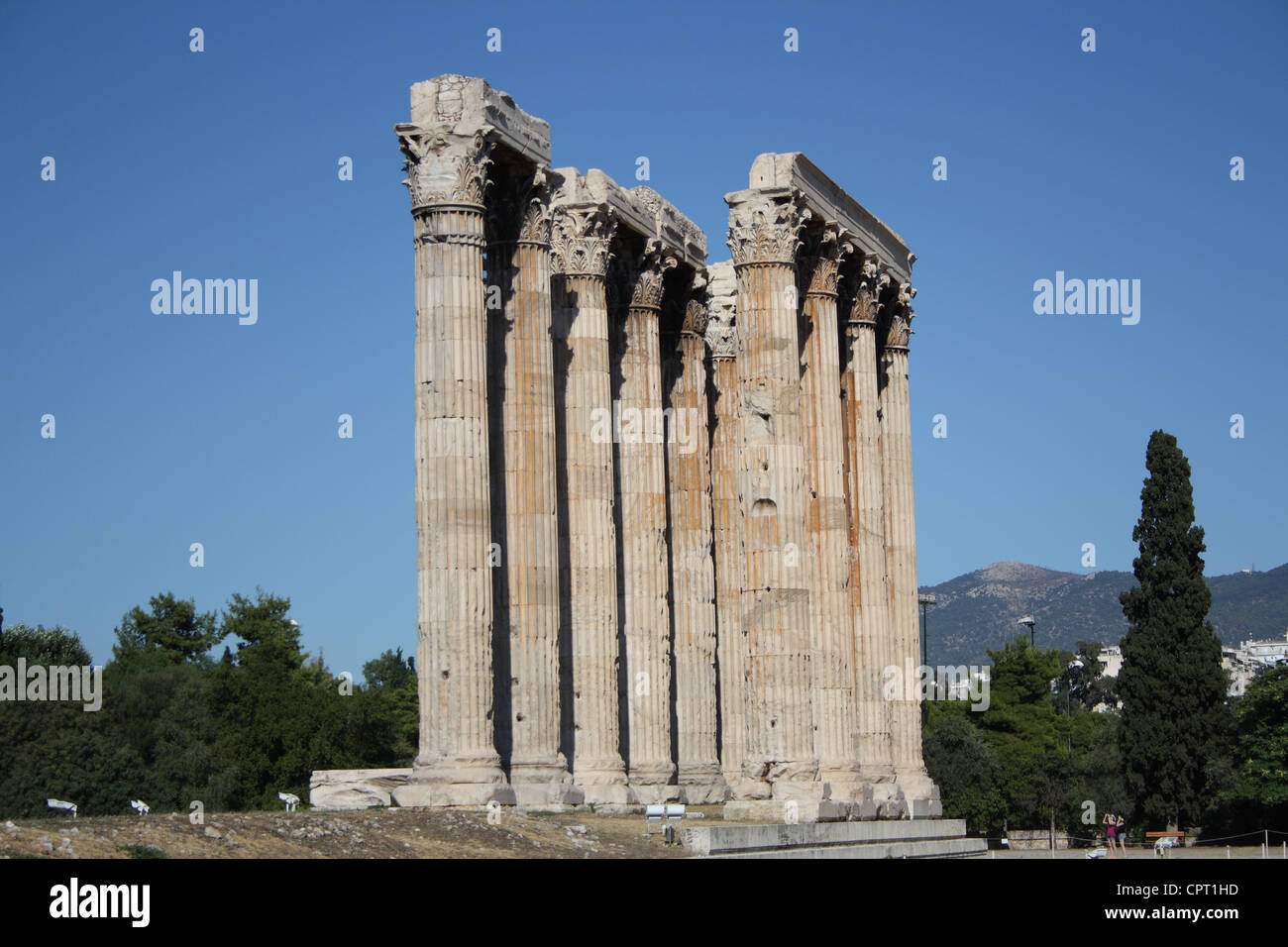 The Temple of Zeus Olympia Stock Photo - Alamy