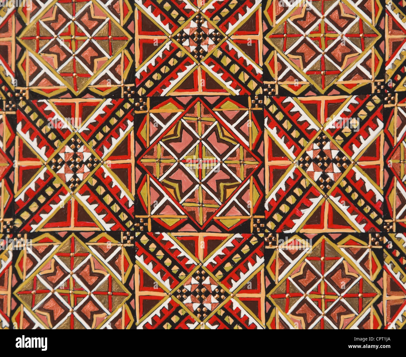 Specific Romanian colorful handicraft texture Stock Photo - Alamy