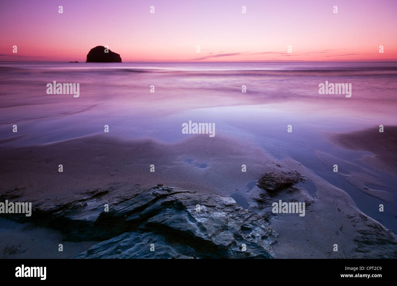 Cornwall sunset hi-res stock photography and images - Alamy