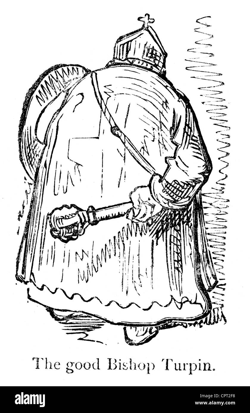 Good Bishop Turpin. Illustration from the Legend of Croquemitaine by ...