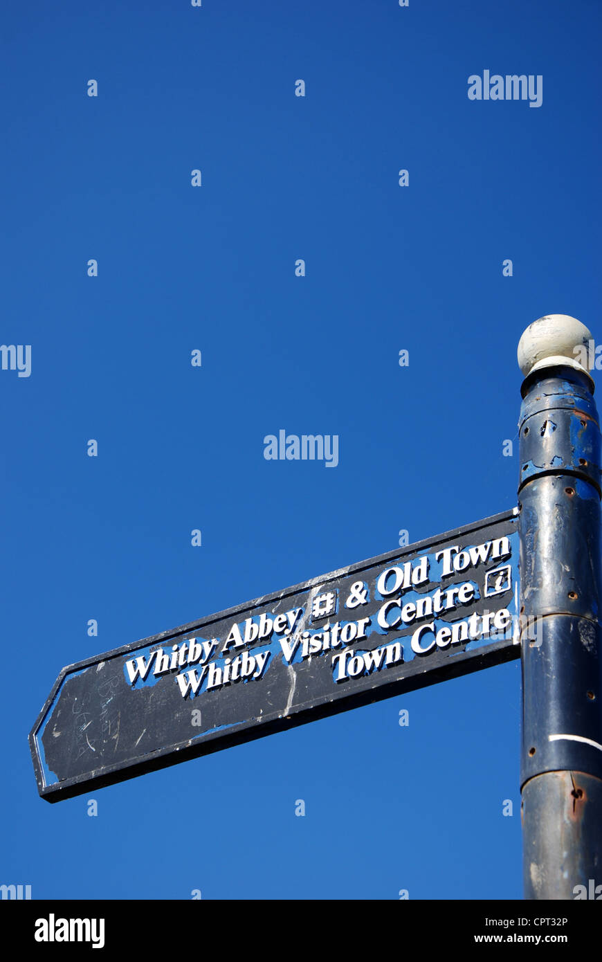 Whitby signpost hi-res stock photography and images - Alamy