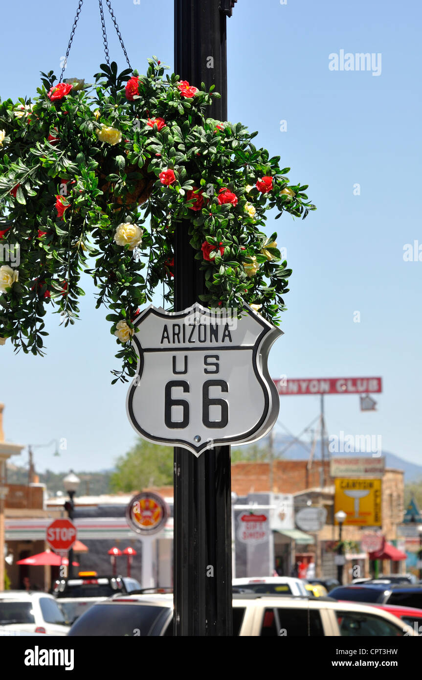 Route 66 sign, Williams, Arizona, USA Stock Photo - Alamy