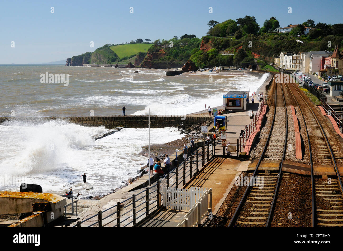 Dawlish railway hi-res stock photography and images - Alamy