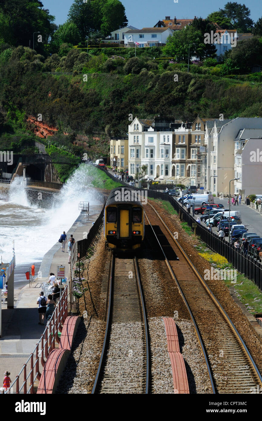 Dawlish sea wall hi-res stock photography and images - Alamy