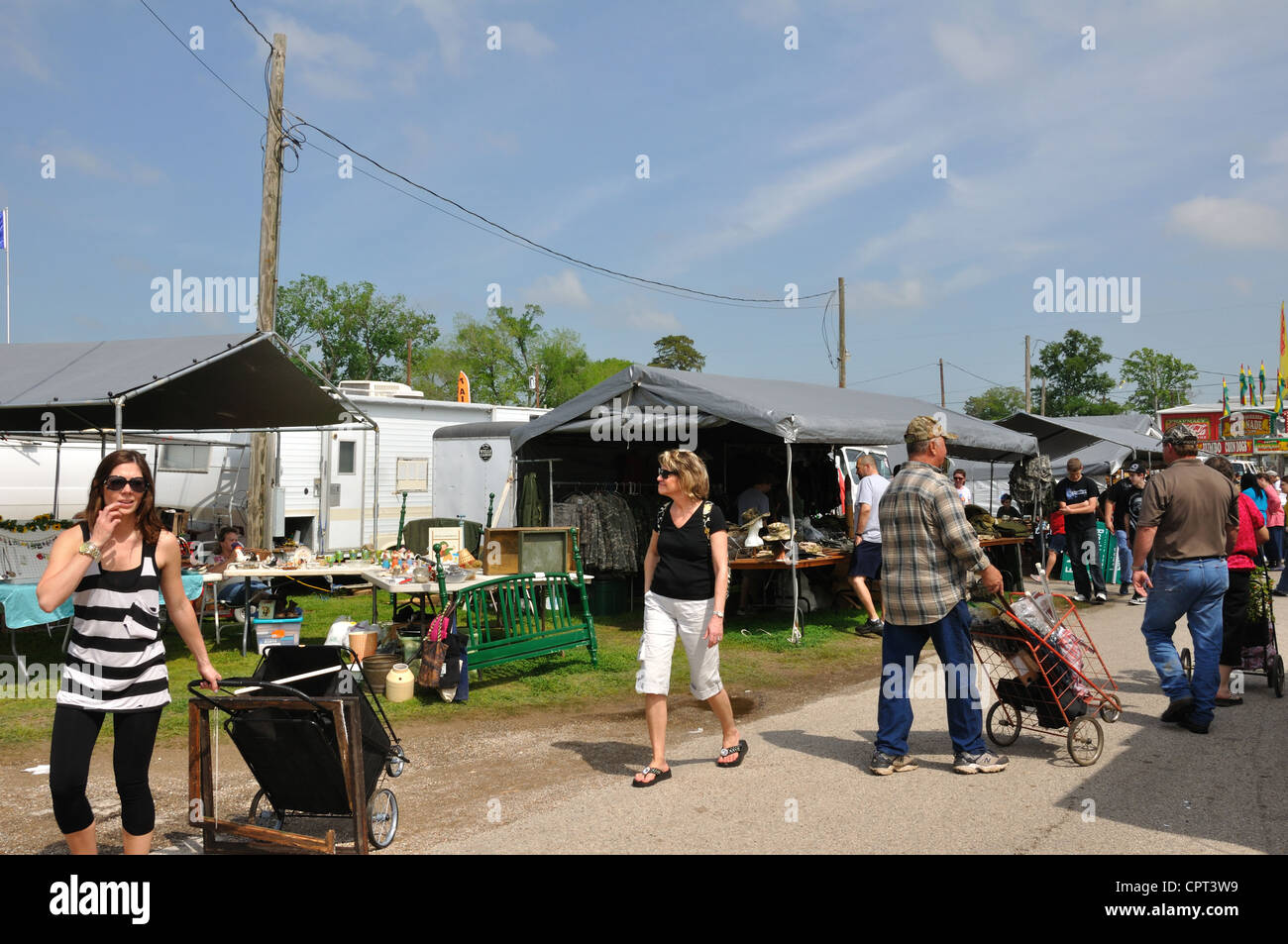 First monday trade days flea hi-res stock photography and images - Alamy