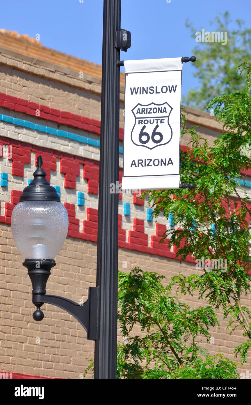 Route 66 sign, Williams, Arizona, USA Stock Photo - Alamy