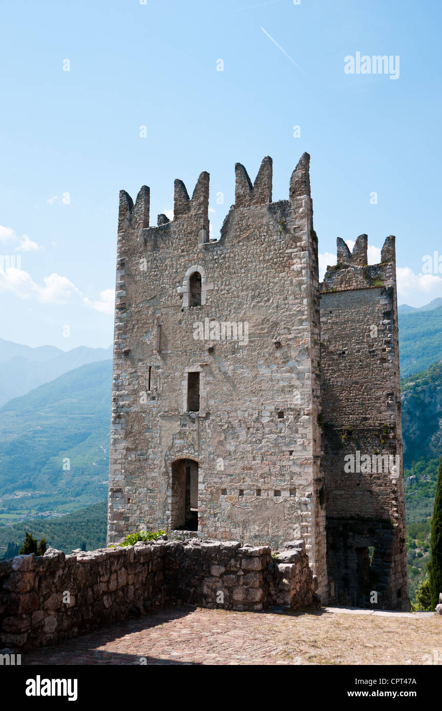 Castello di Arco is a beautiful castle near Arco (TN) in Italy Stock ...