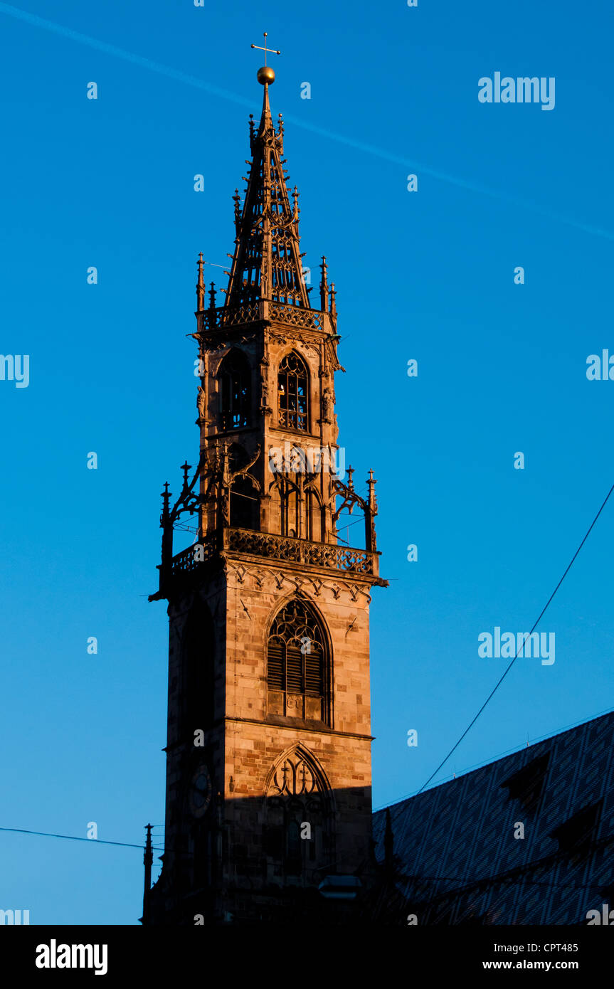 Cathedral bell tower of bolzano hi-res stock photography and images - Alamy