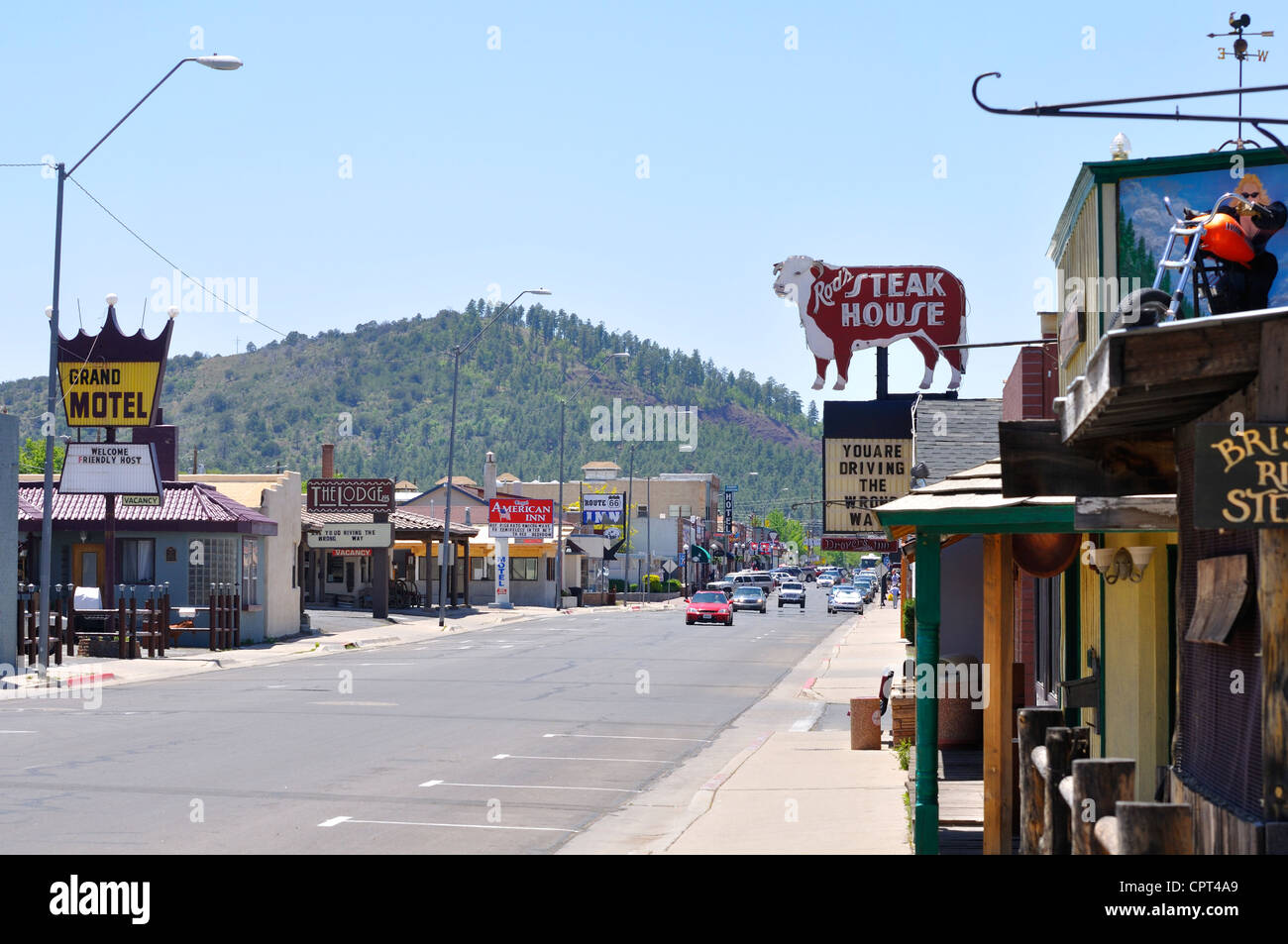 Route 66 through Williams, Arizona, USA Stock Photo - Alamy