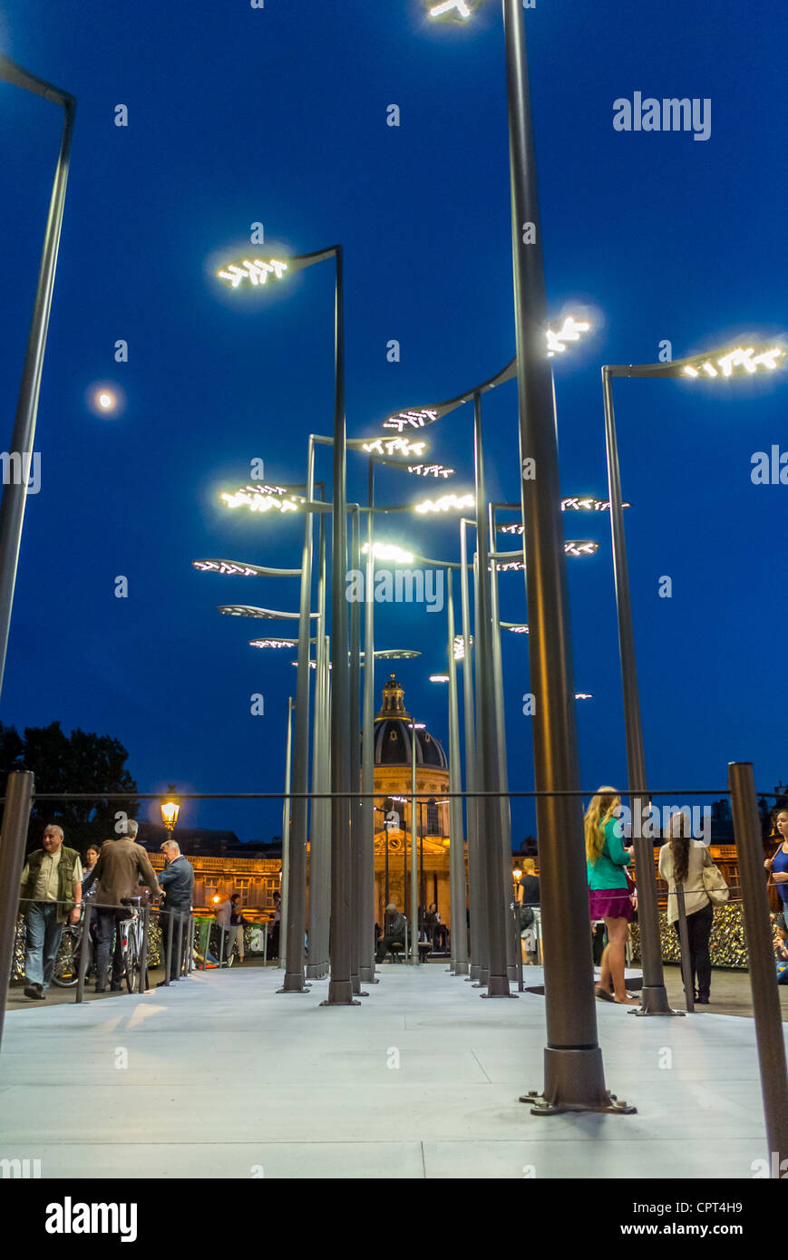 Paris, France, Public Exhibition of LED street lamp Lighting Low Energy ...