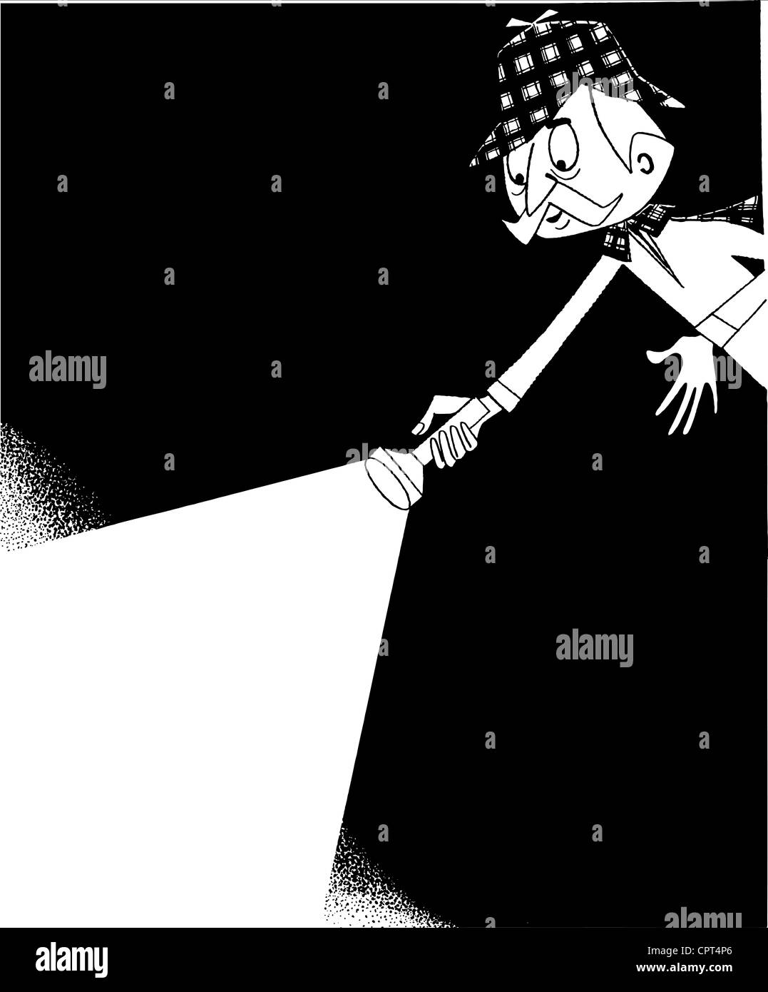 Detective clue black Black and White Stock Photos & Images - Alamy